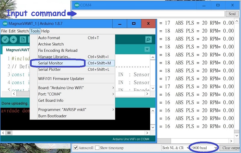 Arduino source code for Magnus effect vertical axis wind turbine ...